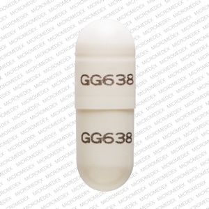 Pill Finder: GG 638 GG 638 White Capsule-shape - Medicine.com