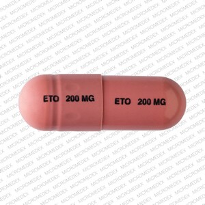 Pill Finder: ETO 200 MG ETO 200 MG Pink Capsule-shape - Medicine.com