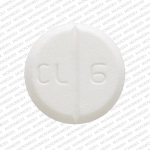 Pill Finder: CL 6 White Round - Medicine.com