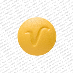Pill Finder: 2632 V Yellow Round - Medicine.com