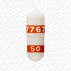 Pill Finder: 7767 50 White Capsule-shape - Medicine.com