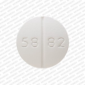 Pill Finder: 58 82 V White Round - Medicine.com