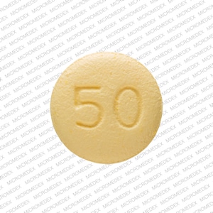 Pill Finder: O-M 50 Yellow Round - Medicine.com
