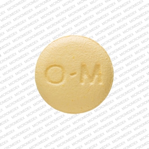 Pill Finder: O-M 50 Yellow Round - Medicine.com