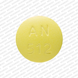 Pill Finder: AN 512 Yellow Round - Medicine.com