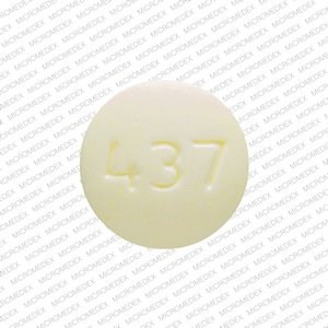 Pill Finder: 437 Yellow Round - Medicine.com