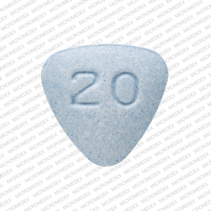Pill Finder: FL 20 Blue Three-sided - Medicine.com