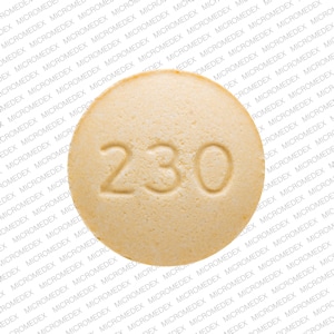 Pill Finder: Logo (Actavis) 230 Yellow Round - Medicine.com