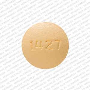 Pill Finder: 1427 5 Yellow Round - Medicine.com