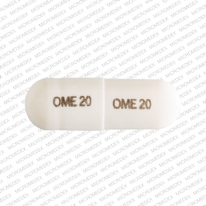 Pill Finder: OME 20 OME 20 White Capsule-shape - Medicine.com
