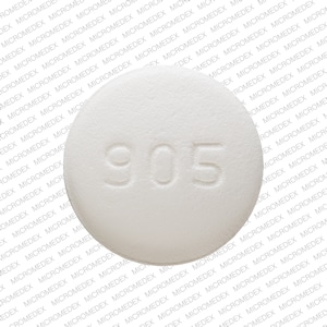 Pill Finder: 905 White Round - Medicine.com