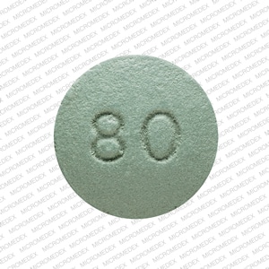 Pill Finder: OP 80 Green Round - Medicine.com