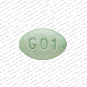 Pill Finder: LU G01 Green Elliptical / Oval - Medicine.com