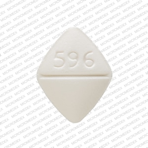 Pill Finder: TV 596 White Four-sided - Medicine.com
