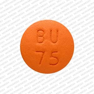 Pill Finder: APO BU 75 Orange Round - Medicine.com