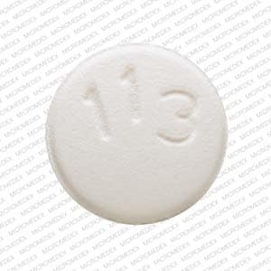 Pill Finder: S 113 White Round - Medicine.com