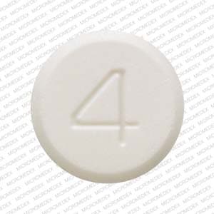 Pill Finder: 2065 V 4 White Round - Medicine.com