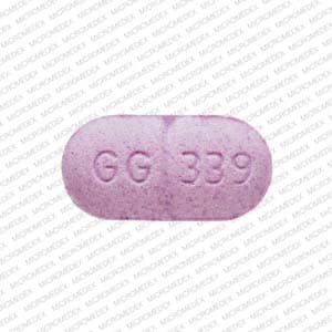 Pill Finder: GG 339 175 Purple Elliptical / Oval - Medicine.com