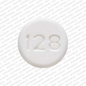 Pill Finder: C 128 White Round - Medicine.com
