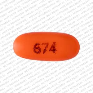 Pill Finder: 674 Orange Capsule-shape - Medicine.com