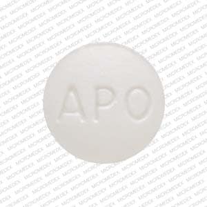 Pill Finder: APO MOD 100 White Round - Medicine.com