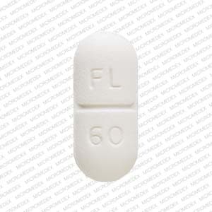 Pill Finder: FL 60 White Capsule-shape - Medicine.com