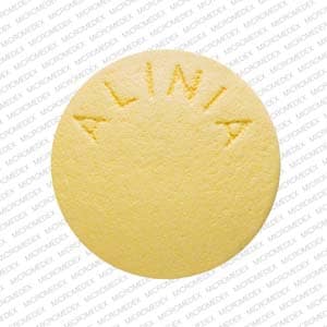 Pill Finder: ALINIA 500 Yellow Round - Medicine.com