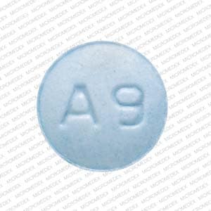 Pill Finder: M A9 Blue Round - Medicine.com