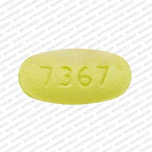 Pill Finder: 93 7367 Yellow Elliptical / Oval - Medicine.com