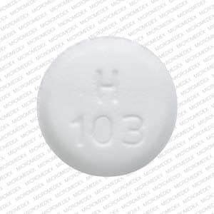 Pill Finder: H 103 White Round - Medicine.com