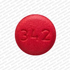 Pill Finder: S 342 Red Round - Medicine.com