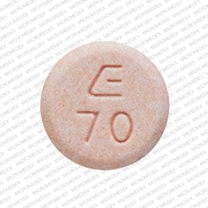 Pill Finder: E 70 Peach Round - Medicine.com