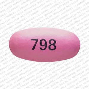 Pill Finder: 798 Pink Elliptical / Oval - Medicine.com