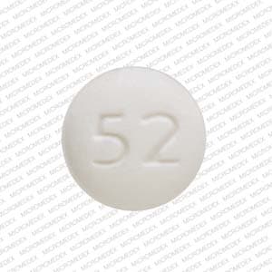 Pill Finder: A 52 White Round - Medicine.com