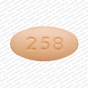 Pill Finder: IG 258 White Elliptical / Oval - Medicine.com
