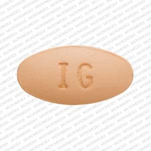 Pill Finder: IG 258 White Elliptical / Oval - Medicine.com