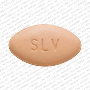 Pill Finder: SLV 600 Beige Elliptical / Oval - Medicine.com