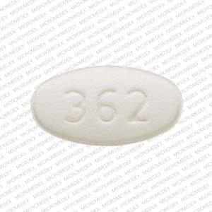 Pill Finder: E P 362 White Elliptical / Oval - Medicine.com
