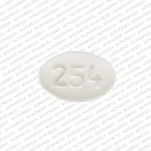 Pill Finder: 254 White Elliptical / Oval - Medicine.com