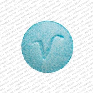 Pill Finder: V 48 12 Blue Round - Medicine.com