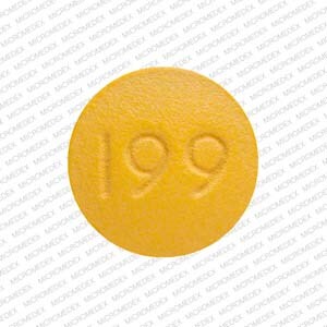 Pill Finder: US 199 Yellow Round - Medicine.com