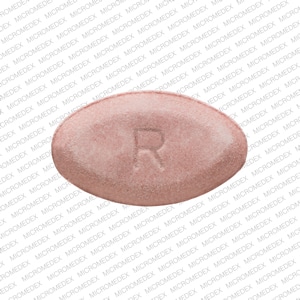 Pill Finder: R 145 Peach Elliptical / Oval - Medicine.com