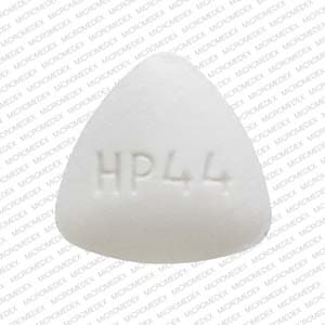 Pill Finder: HP 44 White Three-sided - Medicine.com