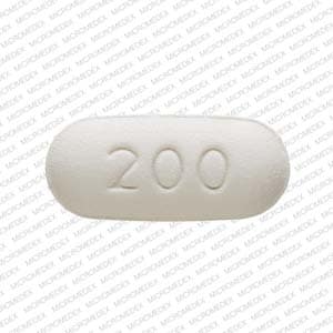 Pill Finder: FDX 200 White Capsule-shape - Medicine.com