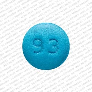 Pill Finder: 93 E7 Blue Round - Medicine.com