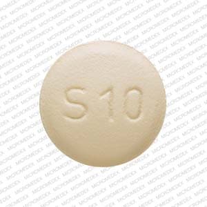 Pill Finder: S 10 Logo Yellow Round - Medicine.com
