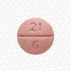 Pill Finder: 21 G Pink Round - Medicine.com