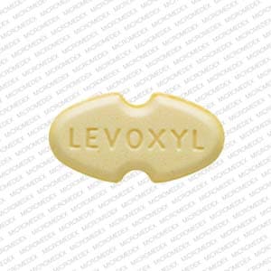 Pill Finder: LEVOXYL dp 100 Yellow Elliptical / Oval - Medicine.com