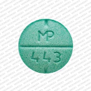 Pill Finder: MP 443 Green Round - Medicine.com