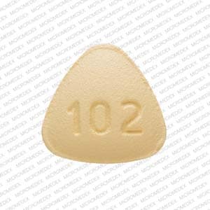 Pill Finder: S 102 Yellow Three-sided - Medicine.com